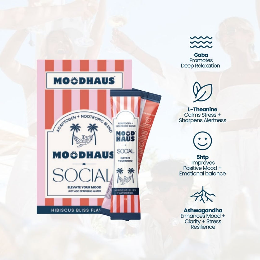 SOCIAL | Mood-Boosting Adaptogen Spritz for Social Ease – MOODHAUS™
